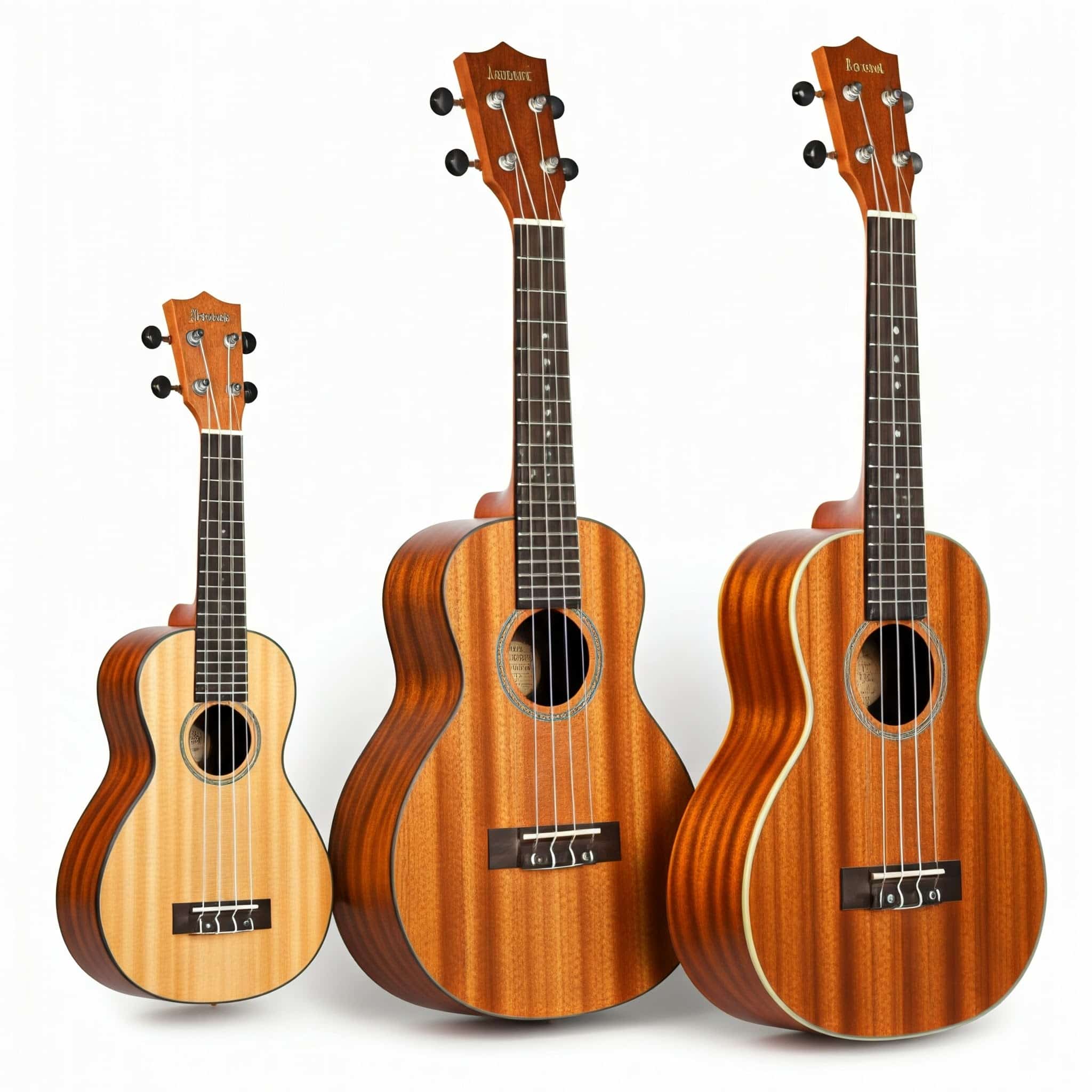 Four Sizes of Ukuleles - Northern Colorado Guitar